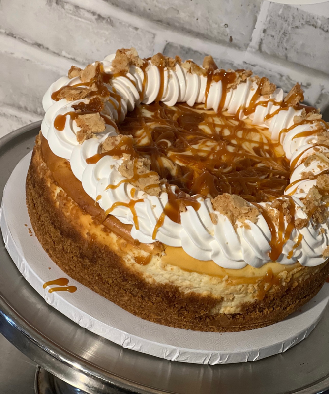 Sweet potato pie stuffed cheesecake | Busy Baking